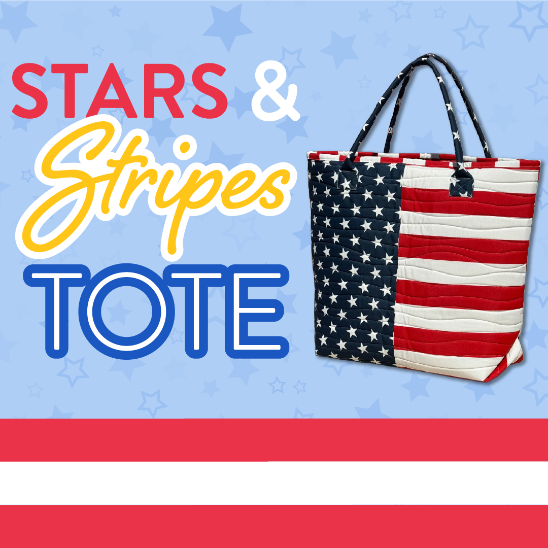 Stars & Stripes Canvas Tote Kit – B-Sew Inn