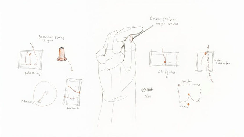 A Practical Guide to Basic Hand Sewing Stitches – B-Sew Inn