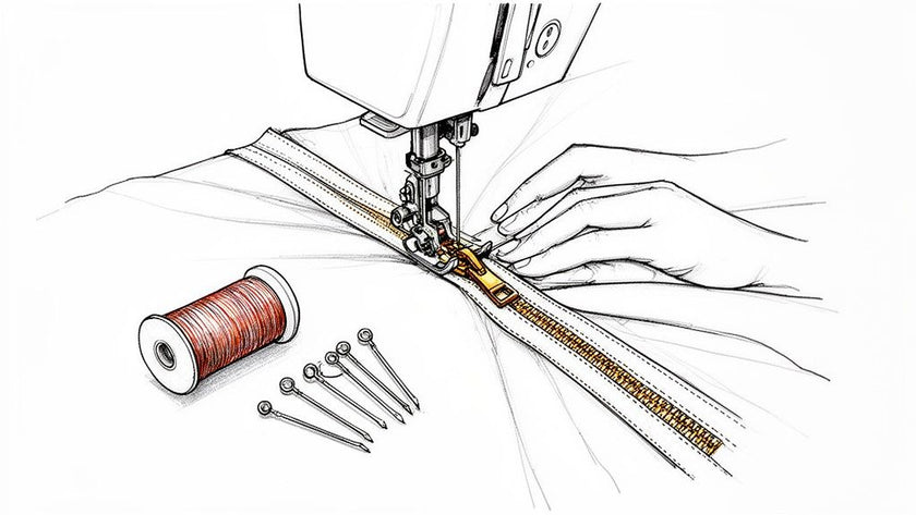 How to Sew a Zipper a Guide to Flawless Installation – B-Sew Inn