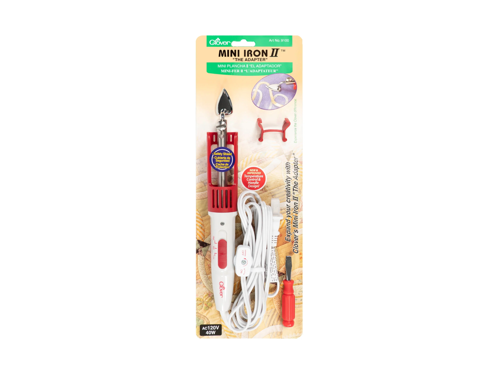 Clover Mini Iron 2 Red – B-Sew Inn