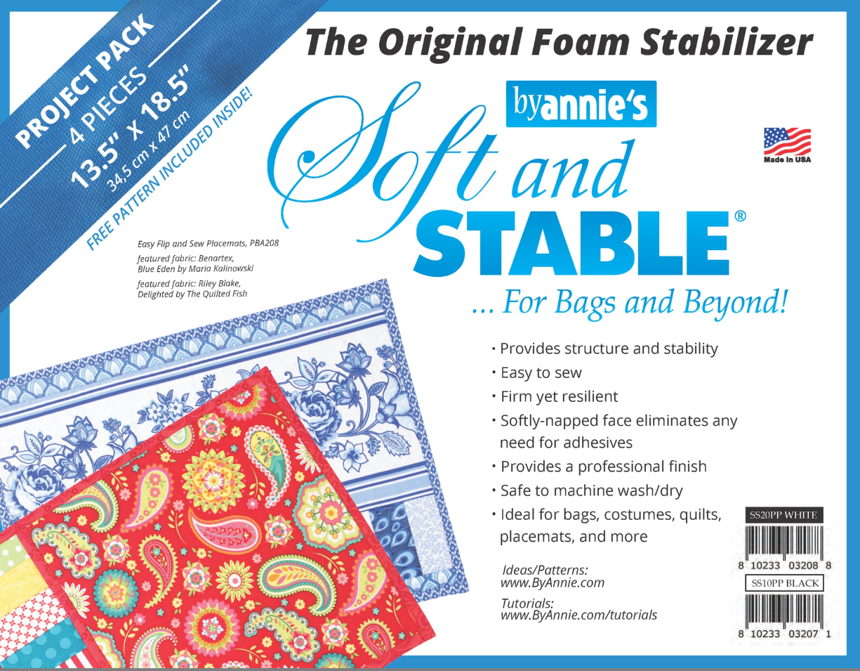 Soft & Stable Project Pack - White – B-Sew Inn