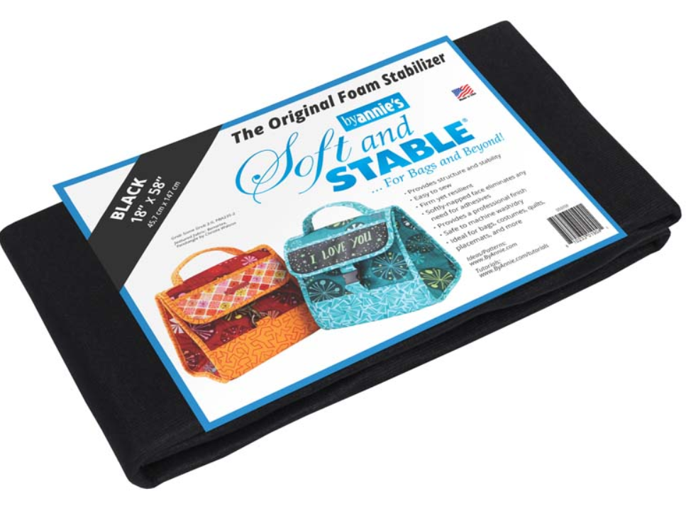 Soft & Stable 18" x 58" - Black – B-Sew Inn