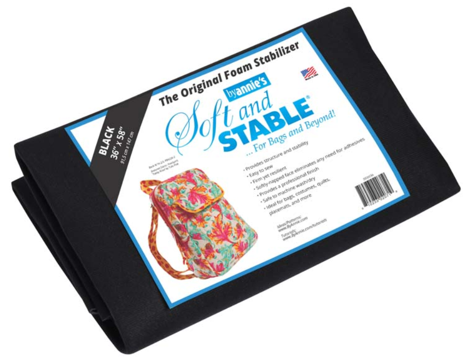 Soft & Stable 36" x 58" - Black – B-Sew Inn