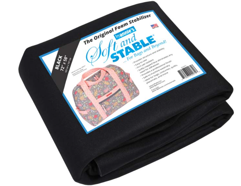 Soft & Stable 72" x 58" - Black – B-Sew Inn