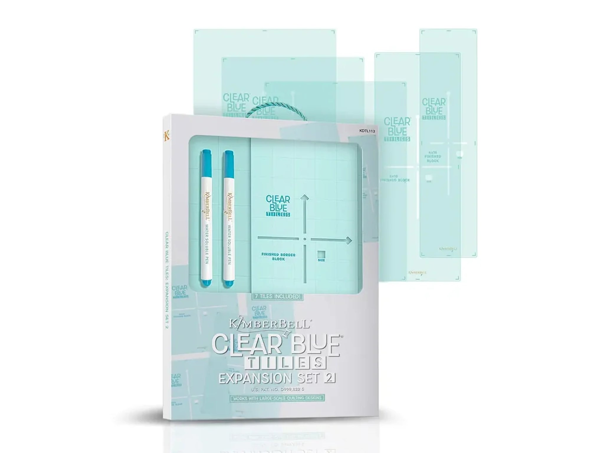 Kimberbell Clear Blue Tiles Expansion Set 2 – B-Sew Inn