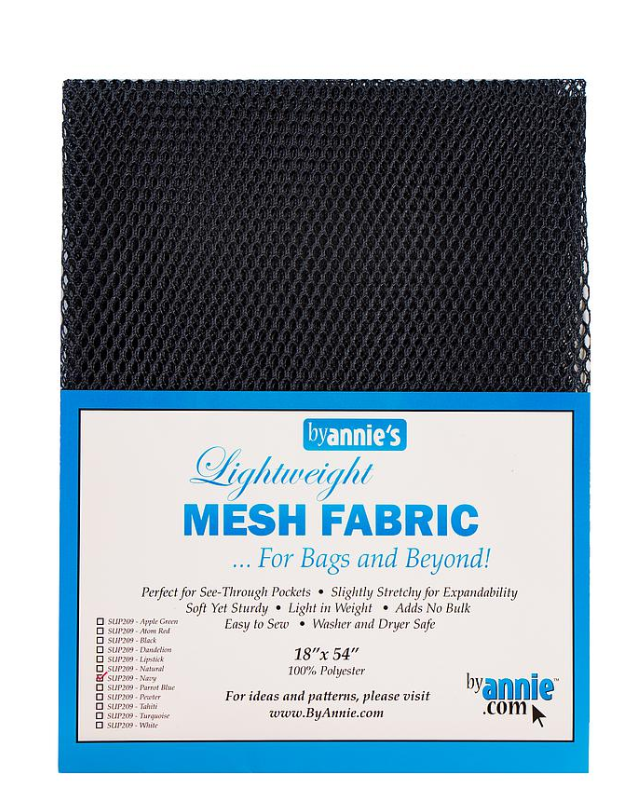 Lightweight Mesh - 18" x 54" - Navy – B-Sew Inn
